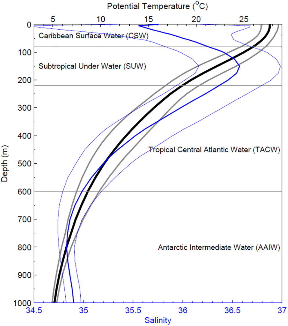 Ocean circulation and currents – Gran Seaflower